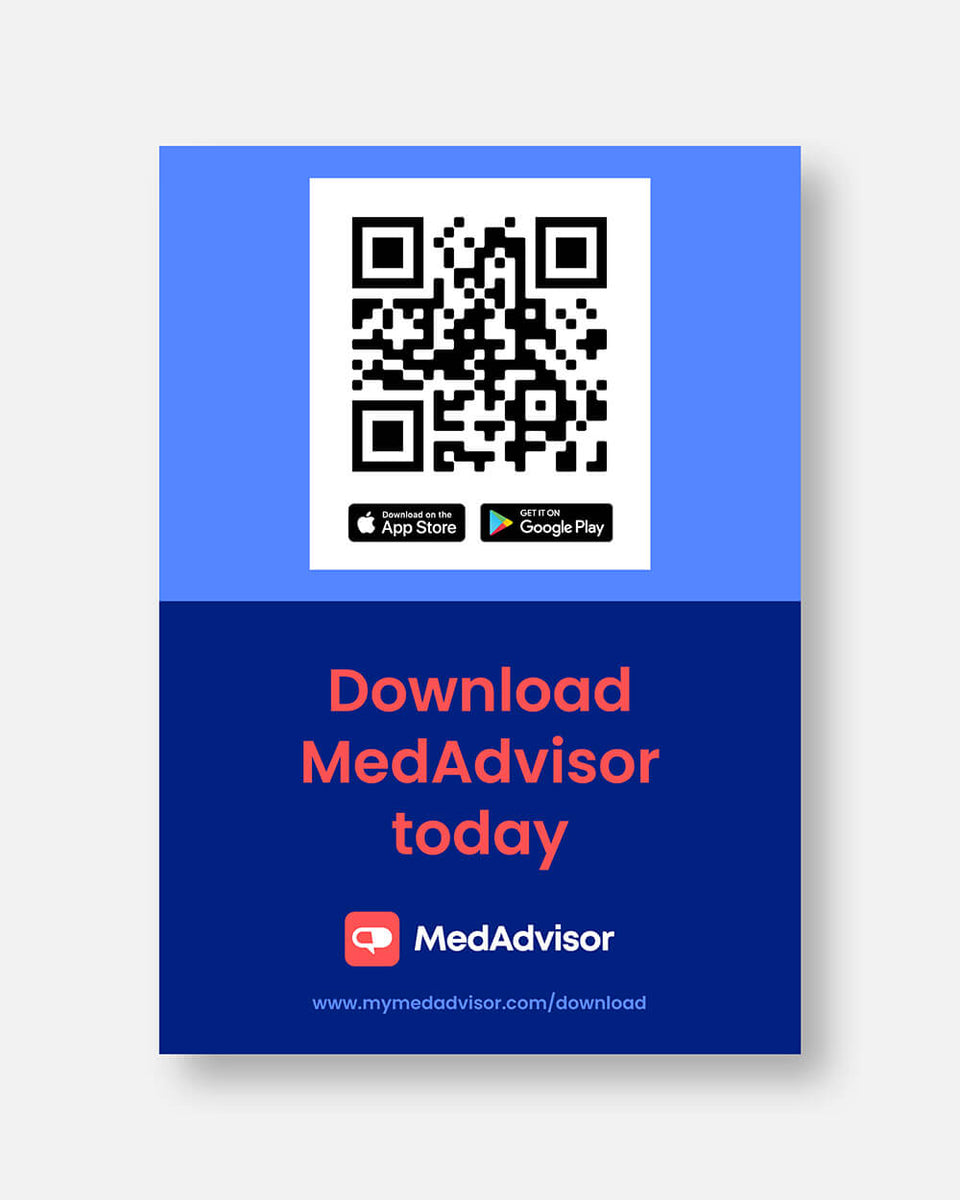 Counter Card Stand – MedAdvisor